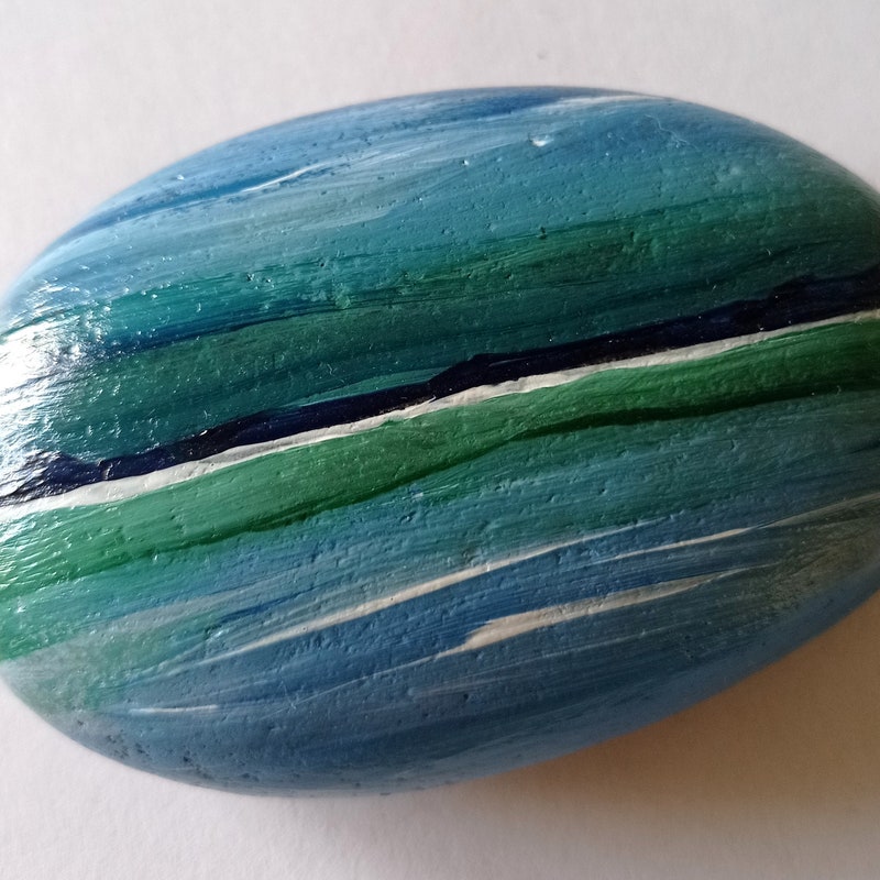 Hand Painted Pebble - Etsy