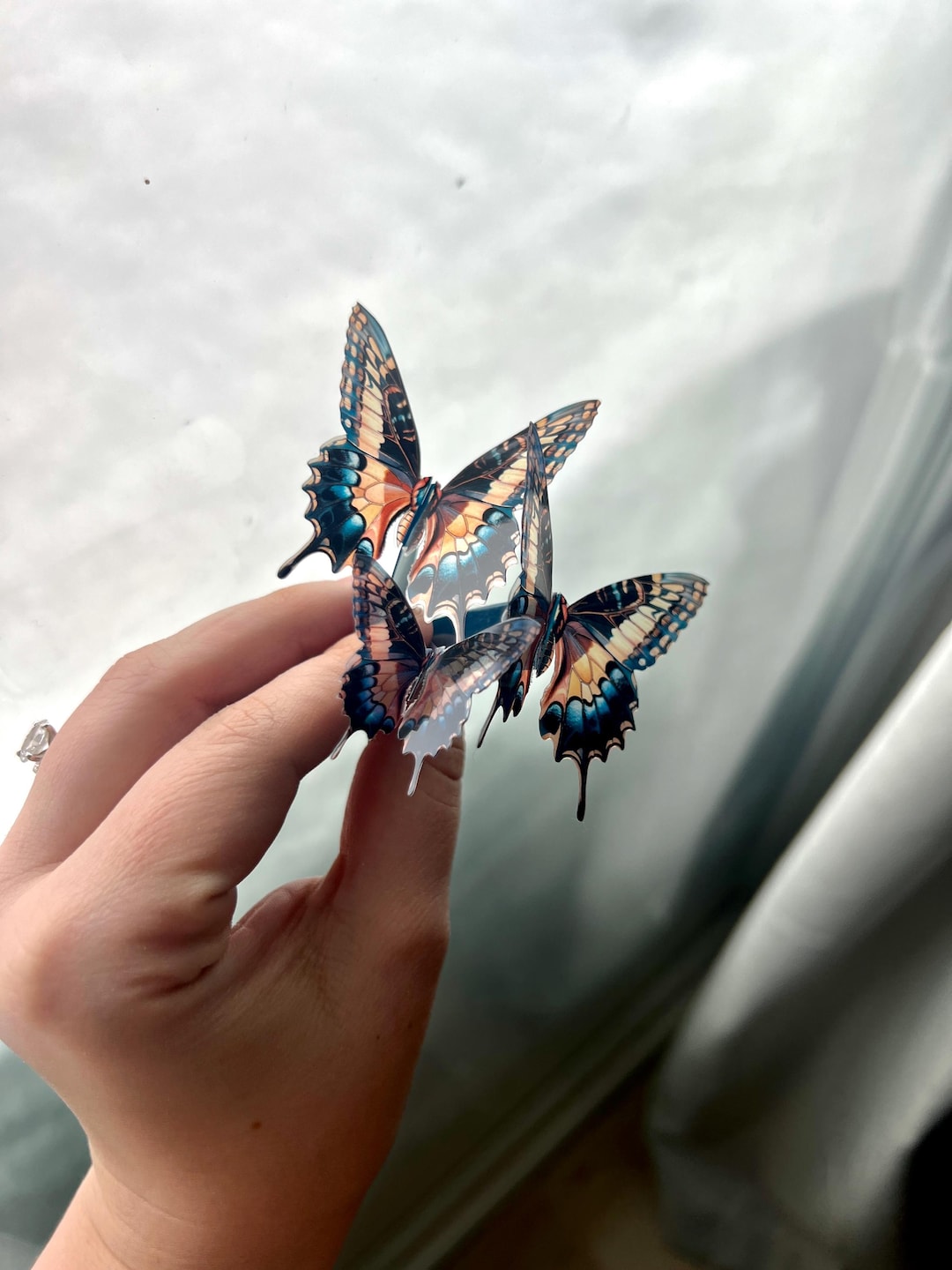 3D Translucent Butterfly Bookmarks- Handmade, Elegant, and Unique! - Etsy