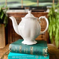 Vintage Giovanni Valentino Italy Tea Set, Teapot & 4 Cups, Bone China ...