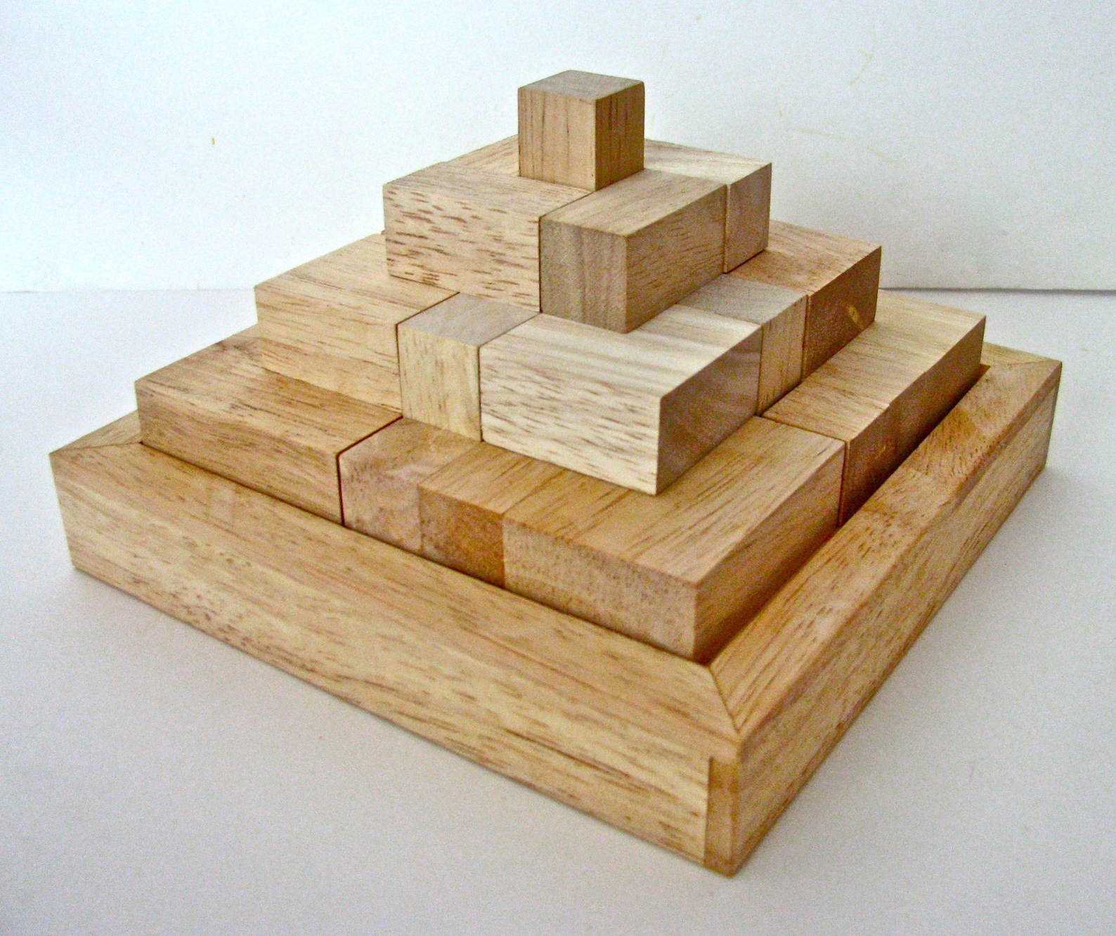 Pyramid Puzzle - Natural - Etsy