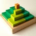 Pyramid Puzzle - Natural - Etsy