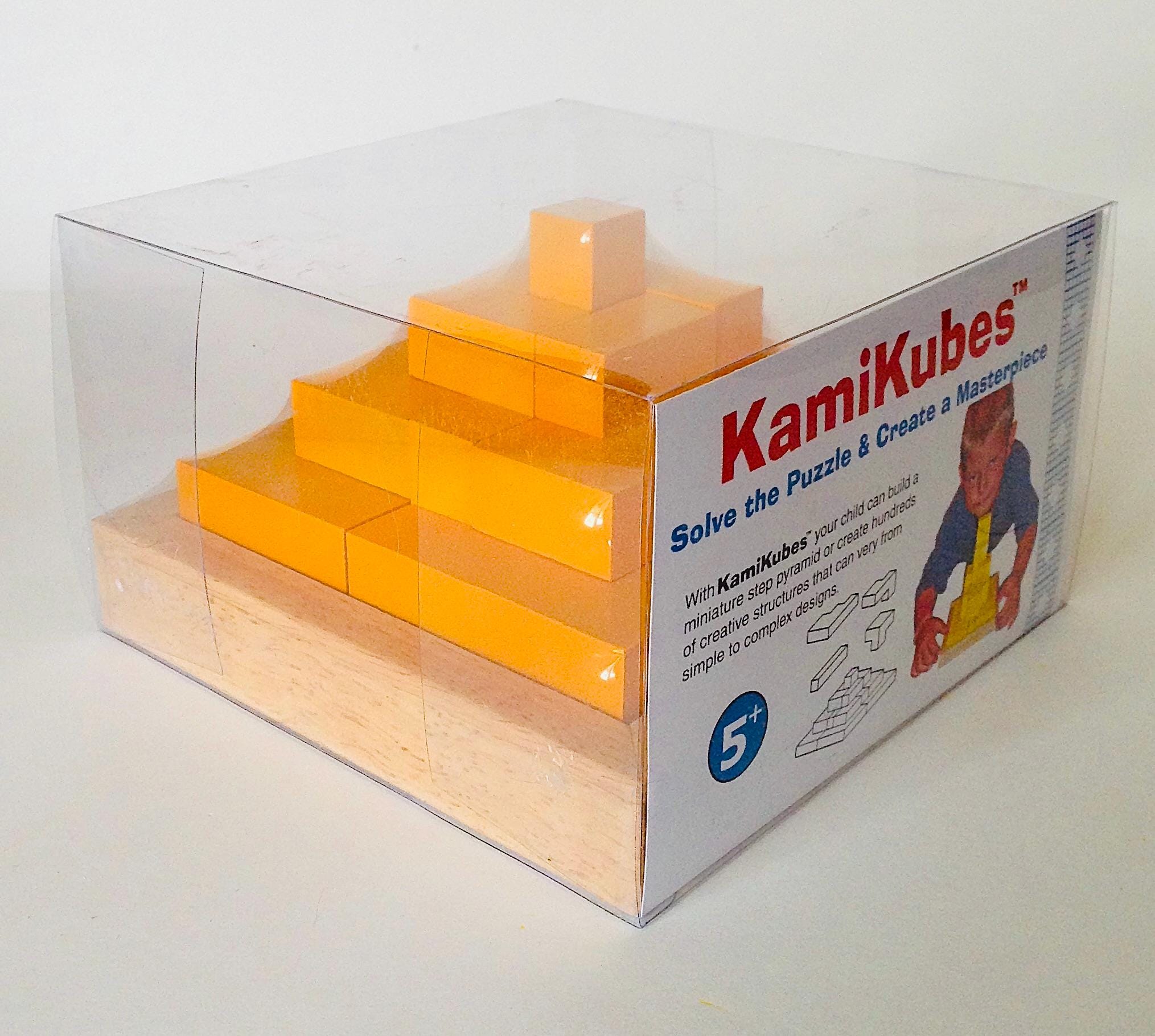Pyramid Puzzle - Yellow - Etsy
