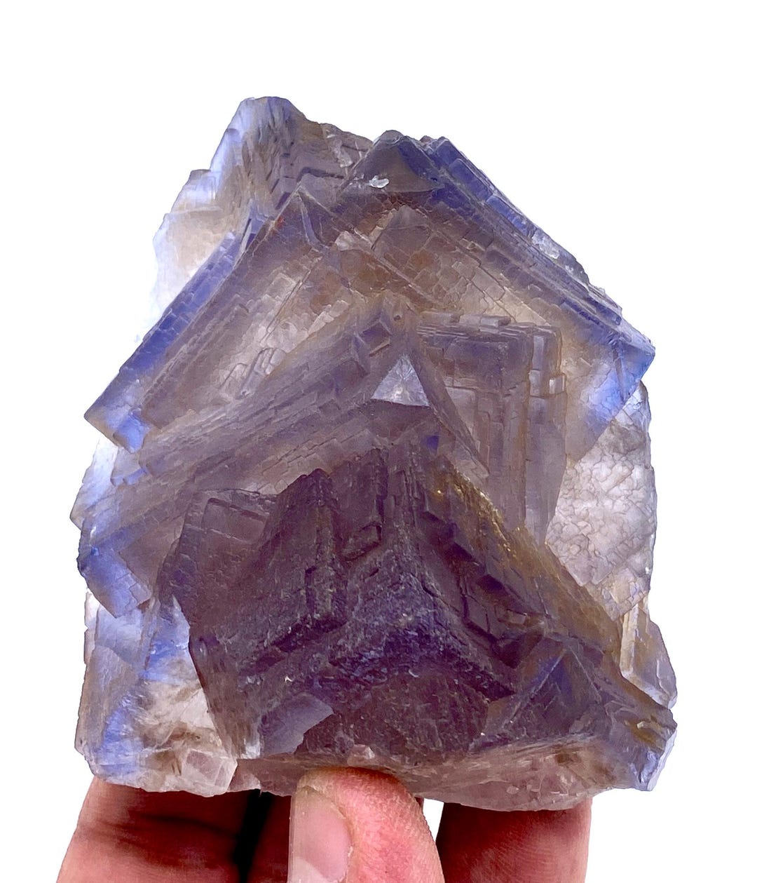 352 Gram Extremely Gorgeous Blue Line Cubic Fluorite From Pakistan - Etsy