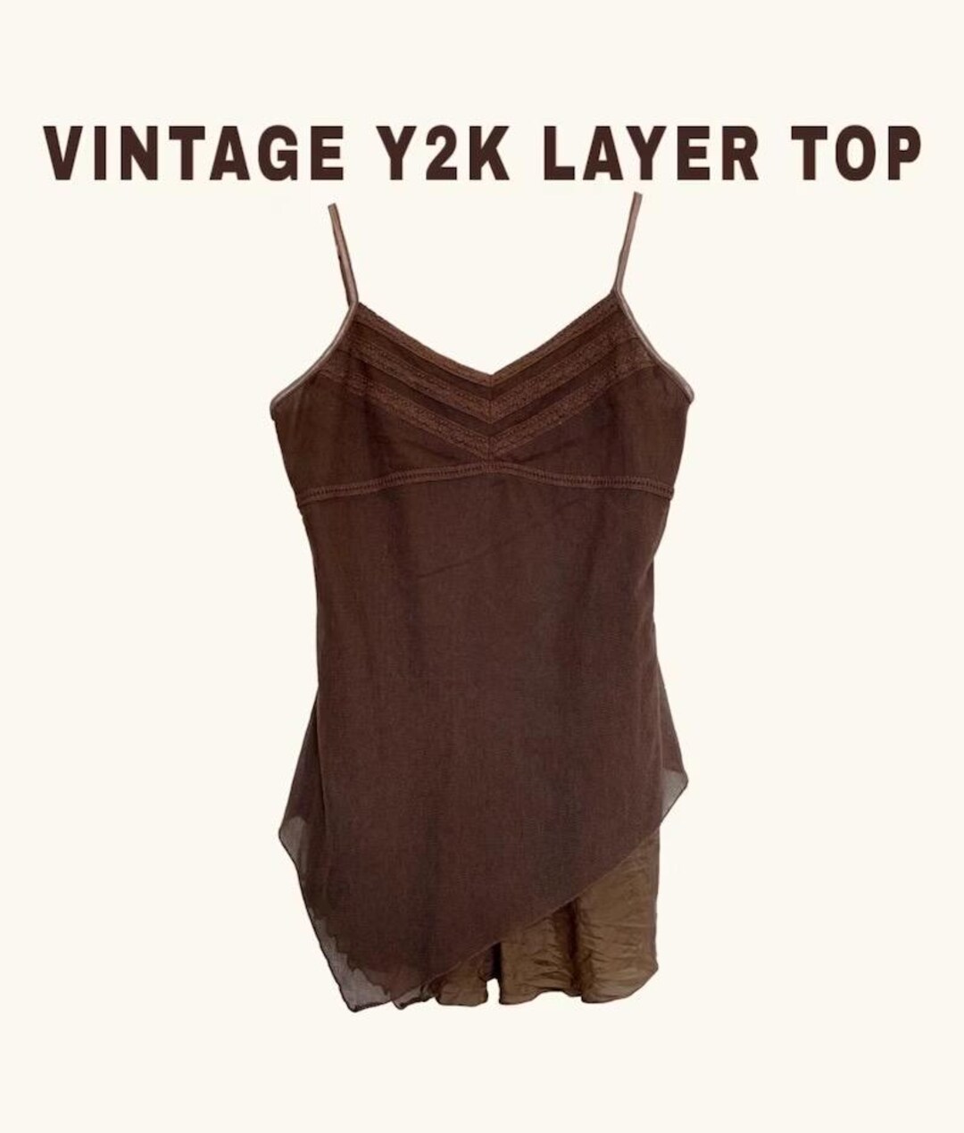 Vintage Y2K Layer Top - Etsy