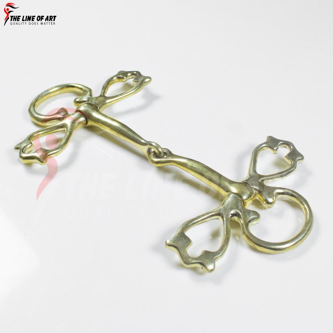 The Fancy Butterfly Horse Bit is Handmade and Snaffle Horse Bit in a Vintage Style - Etsy