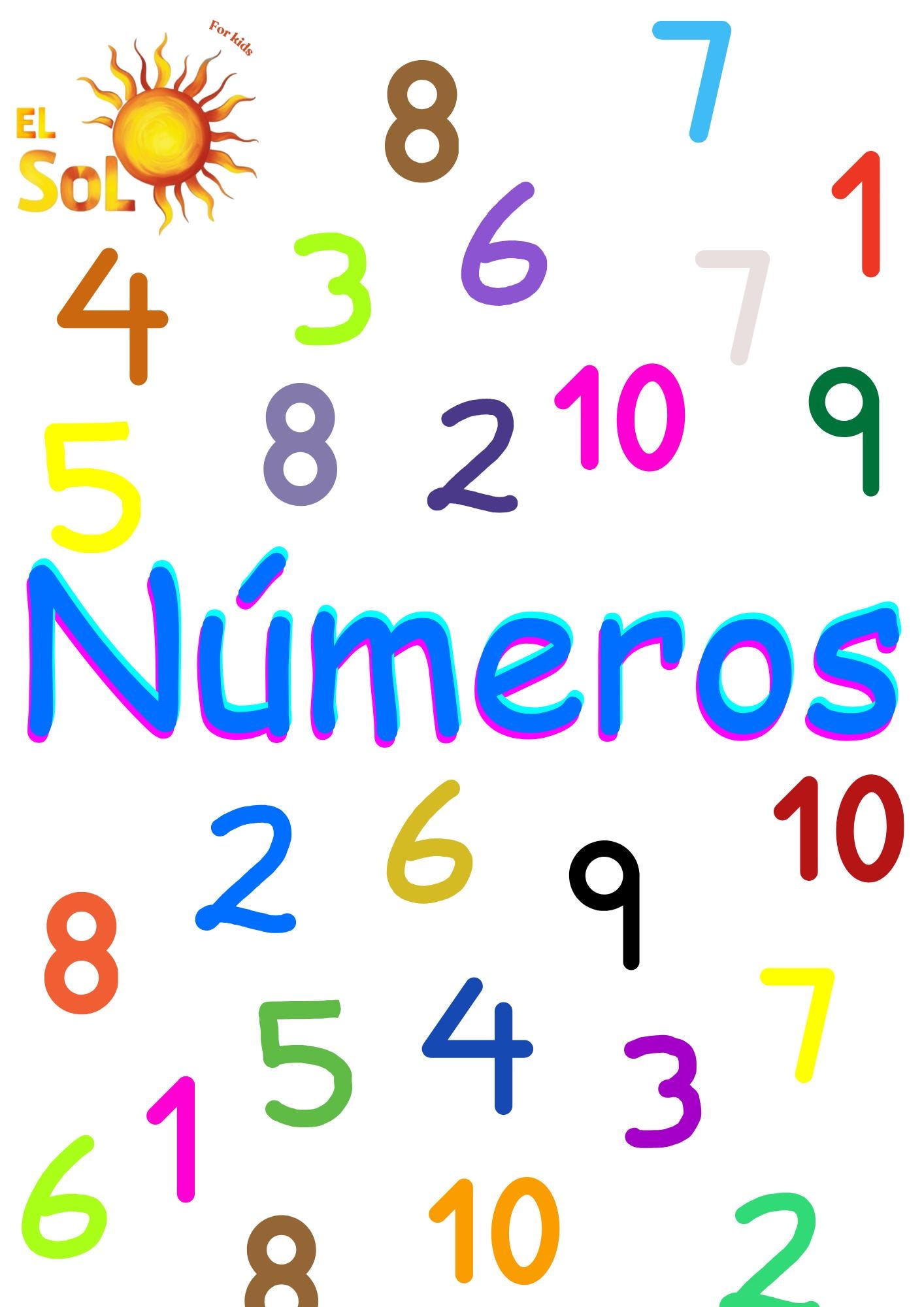 Aprende Los Números: ¡cuenta Hasta 20! Nrs.1-20, Archivo PDF Imprimible ...