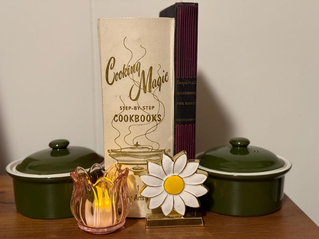 Vintage Hall Forest Green Casserole Baking Dish #64 With Vented Lid ...