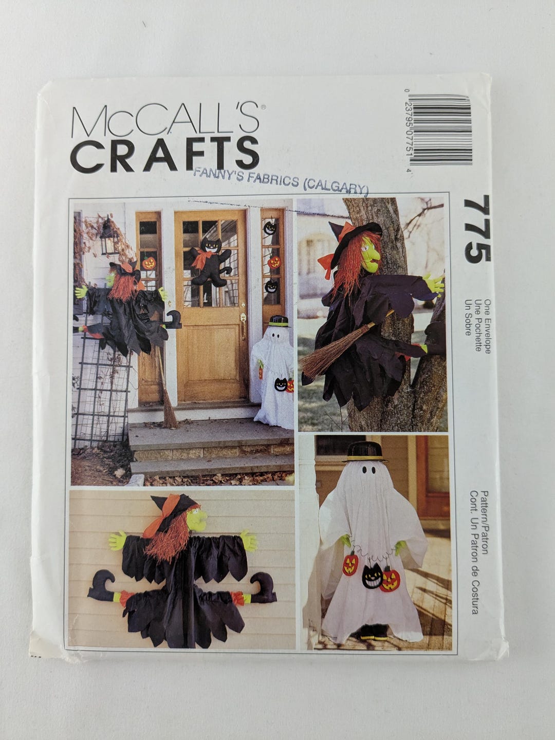 Sewing Pattern UNCUT Mccall's Crafts 775 Halloween Decorations Vintage ...