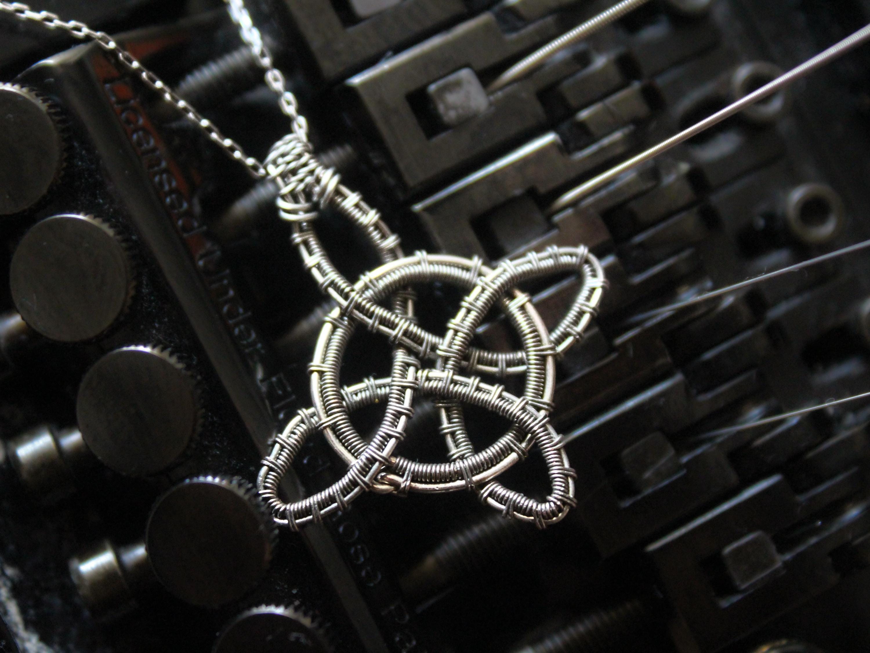 Witch Knot Pendant Wire Wrap Tutorial, Jewelry Tutorial, Jewelry Making ...