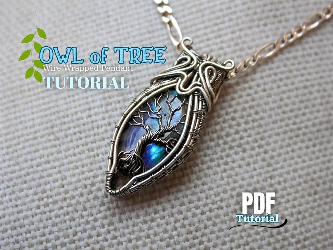 Tree of Life Pendant Tutorial, Wire Wrapped Tree of Life, Wire Wrapped ...
