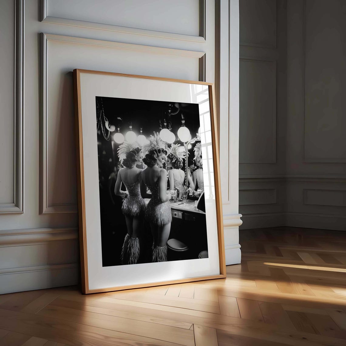 Showgirls Burlesque Vintage Cabaret Art Glamorous Dancer Pic Backstage ...
