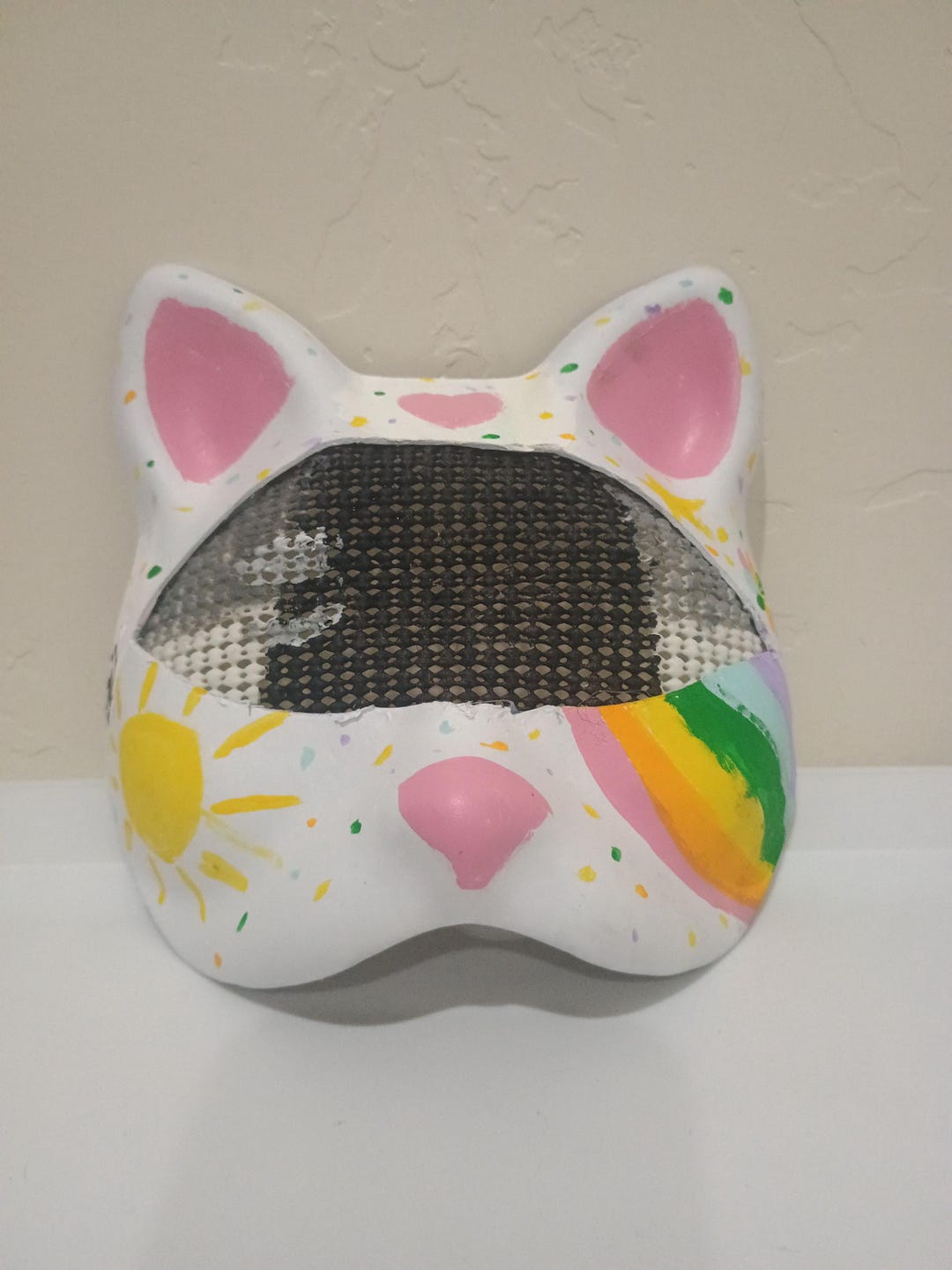 Weirdcore Eye Cat Therian Mask - Etsy