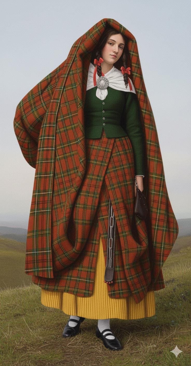 Traditional Tartan Great Kilt | Scottish Highland Wrap | Handmade ...