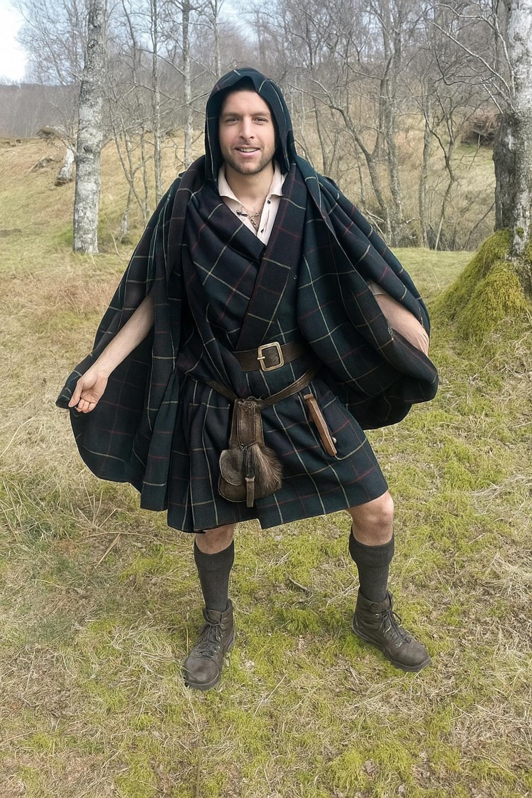 Men Traditional Scottish Great Kilt Highland Great Kilts Available in ...