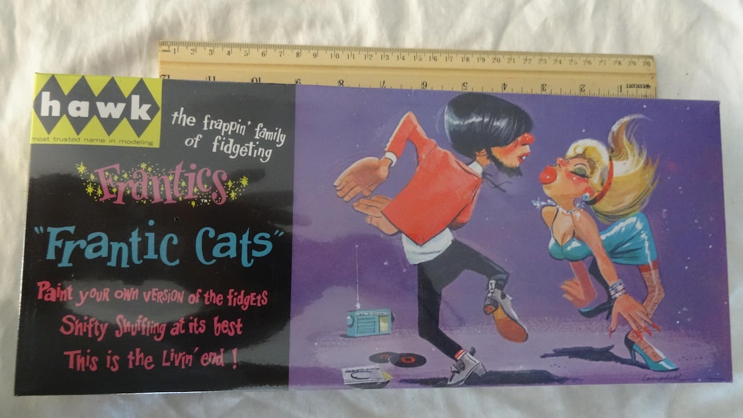 HAWK the Frantics "frantic Cats" Figure Model Kit #15004 Circa 2005 ...