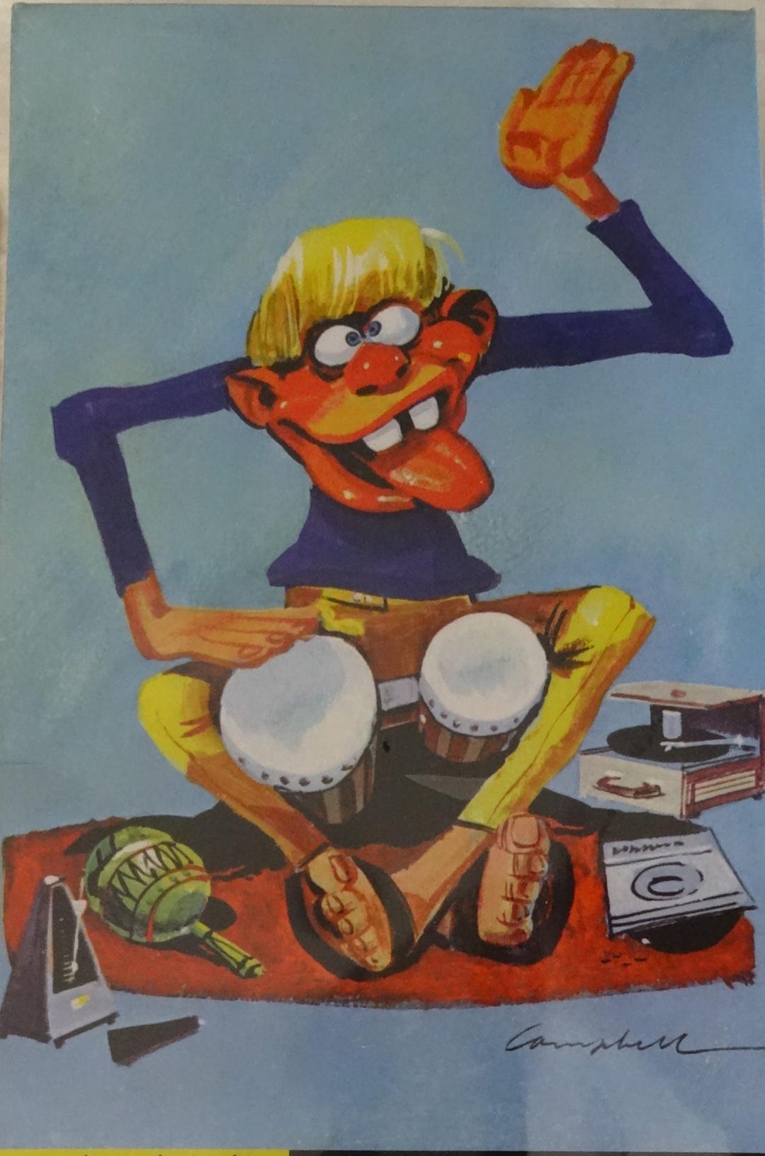 HAWK Weird-ohs the Frantics "frantic Banana Punishing the Skins" Figure ...