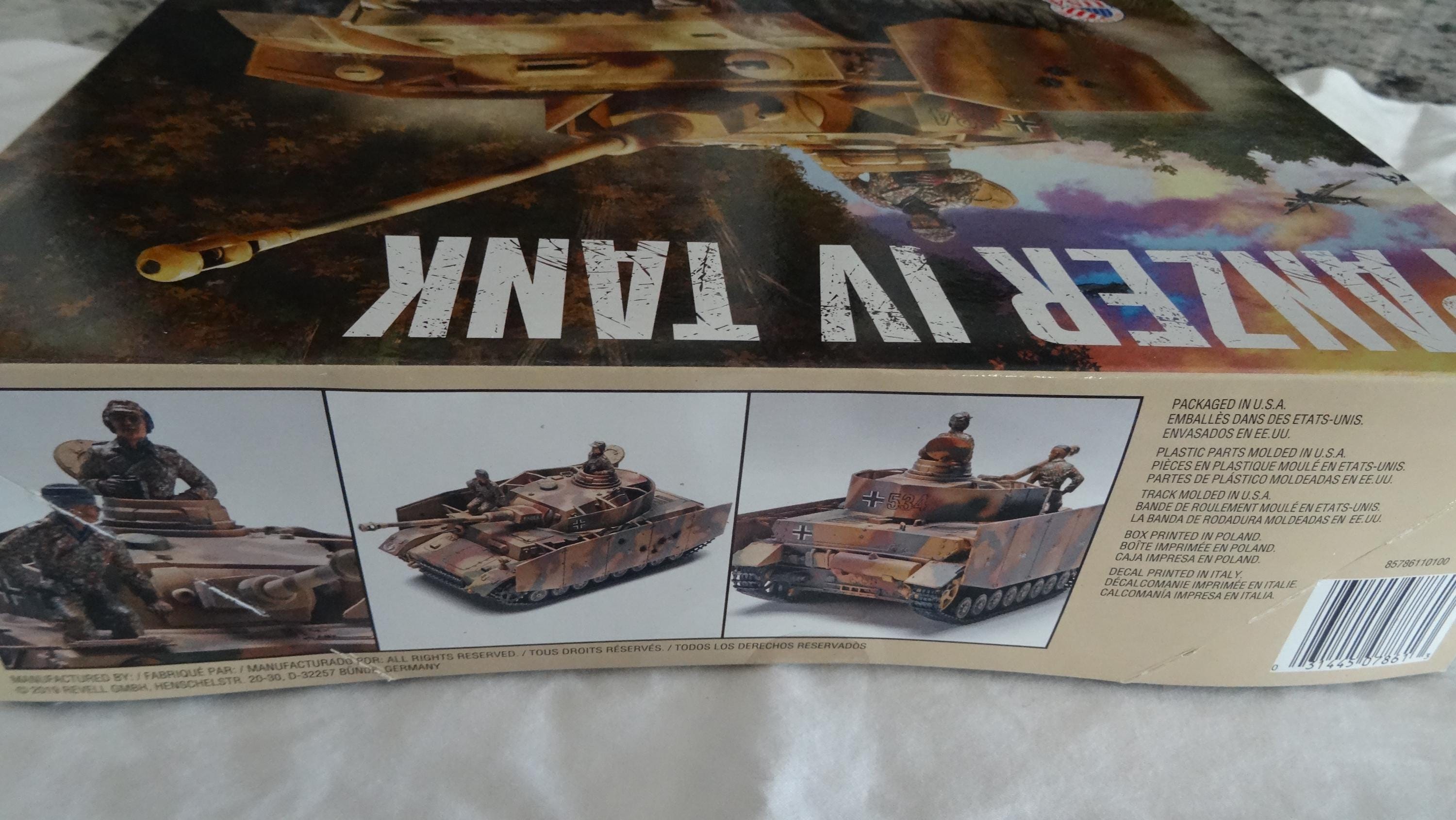 MONOGRAM 1/32 PANZER IV With Armor. German Medium Tank. #85-7861 Circa ...