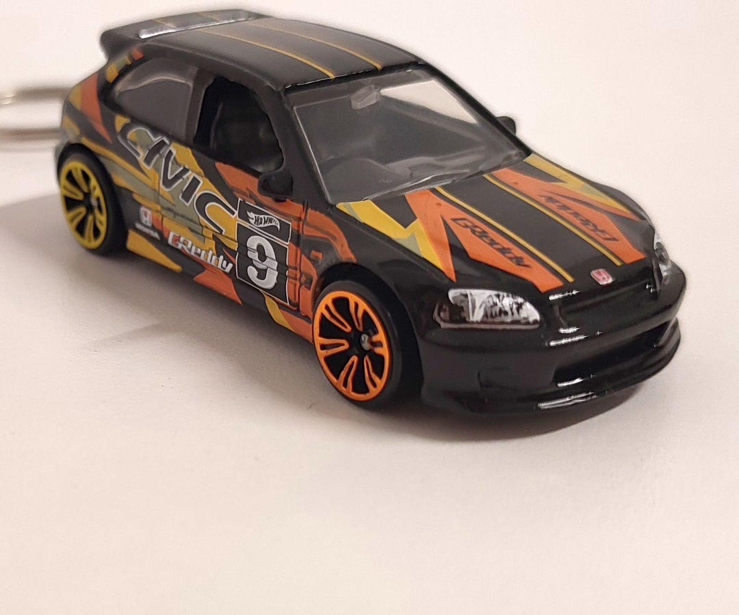 Honda Civic Type R Keychain Diecast Mini Toy Car Key Keychain ...
