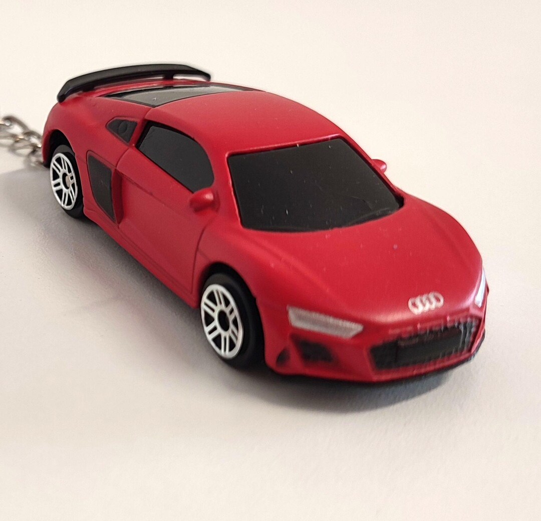Audi R8 Coupe Red Keychain Diecast Mini Toy Car Keys Keychain Gift for ...