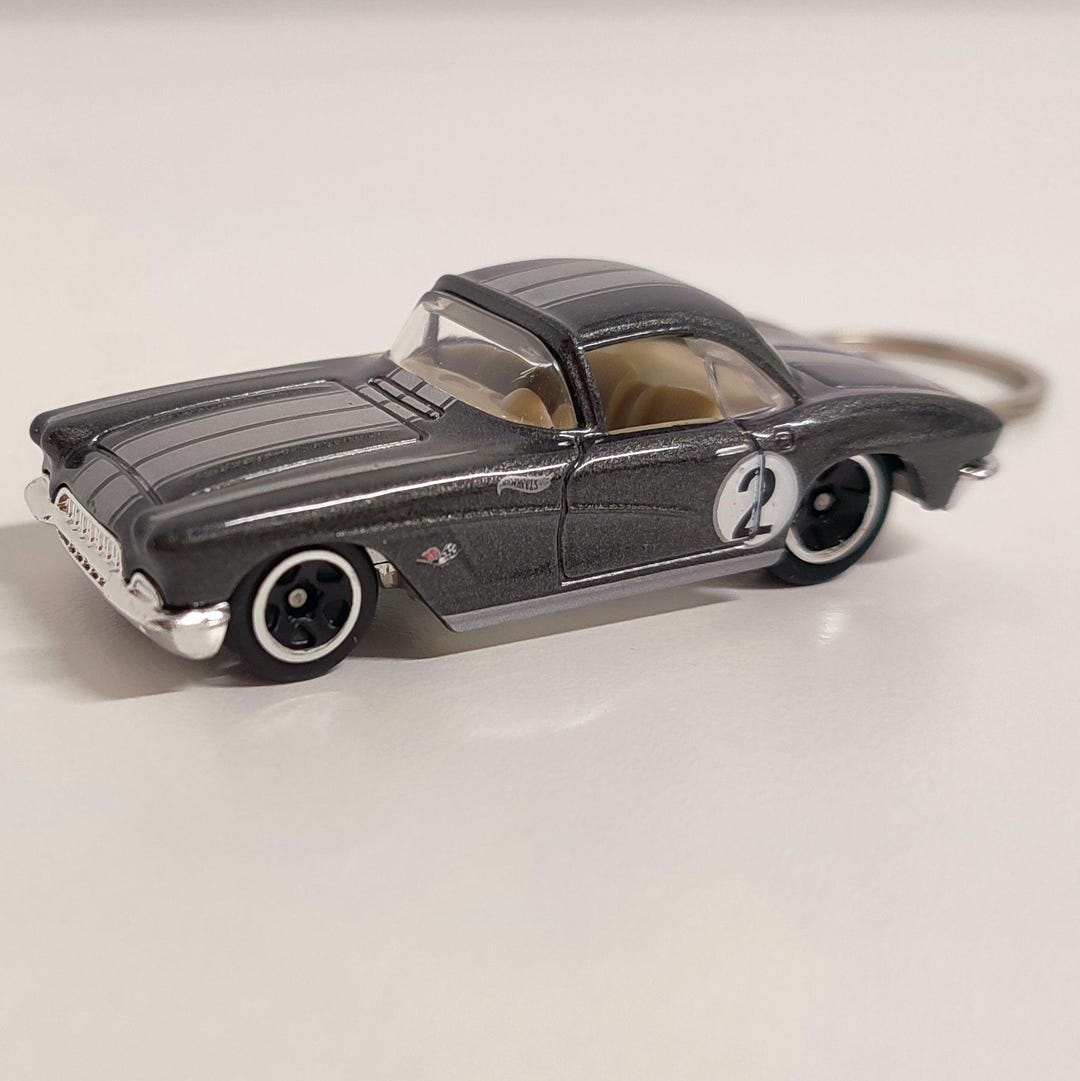 Keychain Corvette 1962 Diecast Mini Toy Car Key Keychain Accessories ...