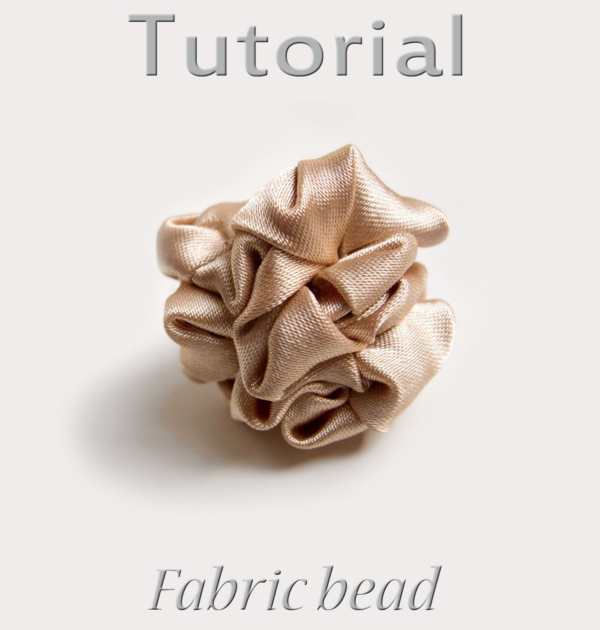 Tutorial Fabric Bead, PDF, DIY, Digital, Instant Download, Sewing Step ...