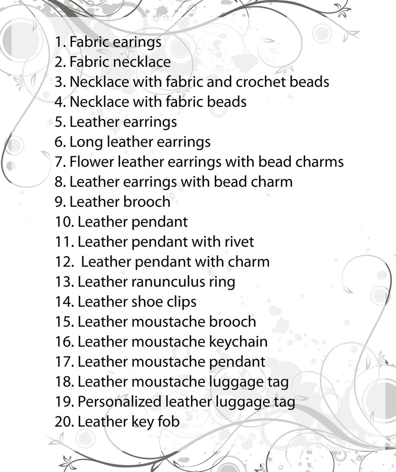 Ebook Fabric and Leather Jewelry and Accessories PDF Tutorials, DIY ...