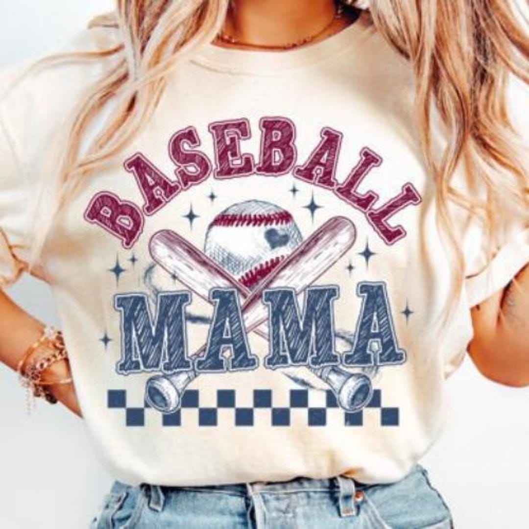 Baseball Mama Png, Baseball Game Day Boho Png, Retro Baseball Png, Game ...