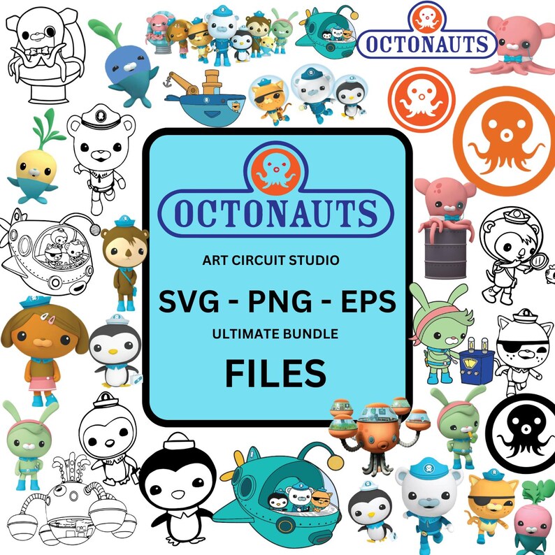 Octanauts Svg Mega,high Quality Octanauts Png,octanauts Birthday Svg ...