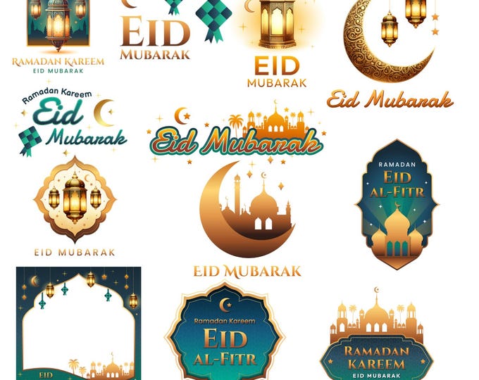Eid Mubarak Svg,eid Decor Svg,eid Stickers,islamic Svg,happy Eid Svg ...
