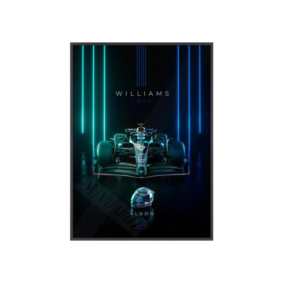 F1 Racing Poster With Wooden Frame, Perfect for Car Lovers, Gifts for ...