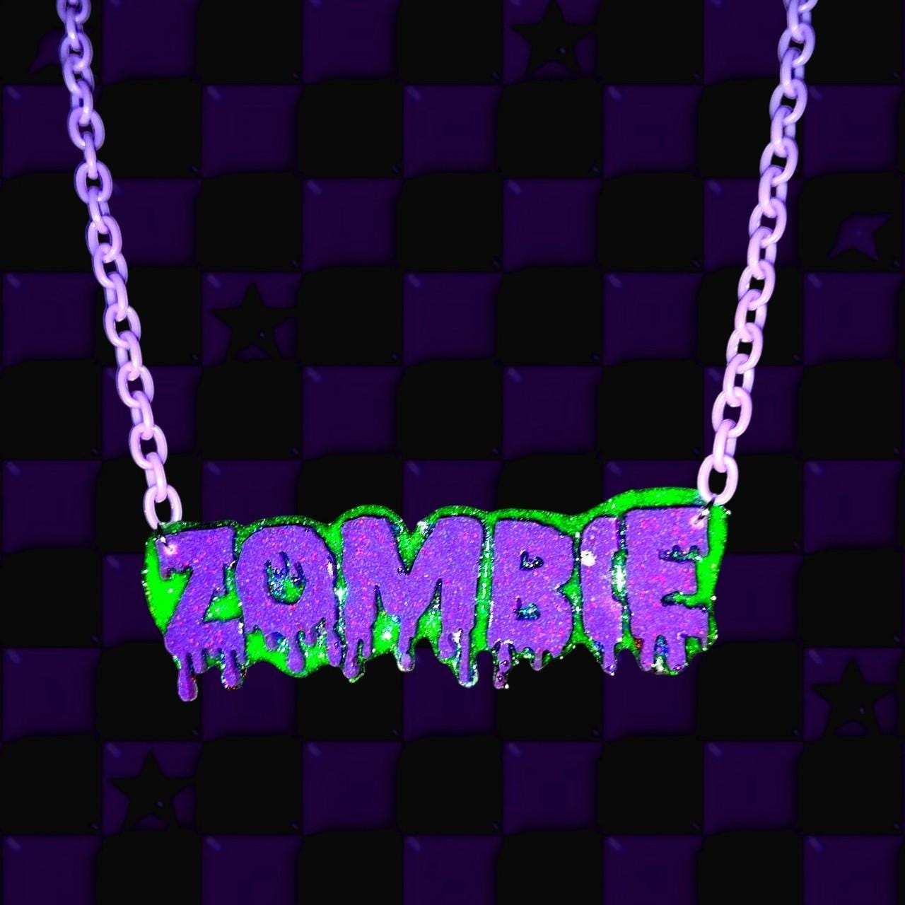 CUSTOM Scene Emo Name Necklace - Etsy