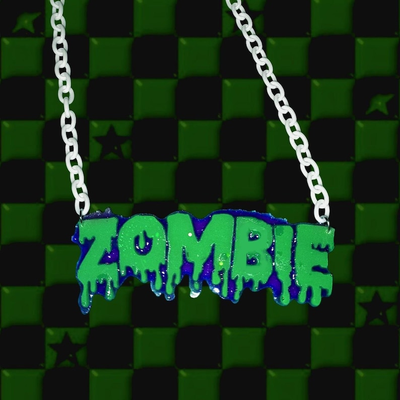 CUSTOM Scene Emo Name Necklace - Etsy