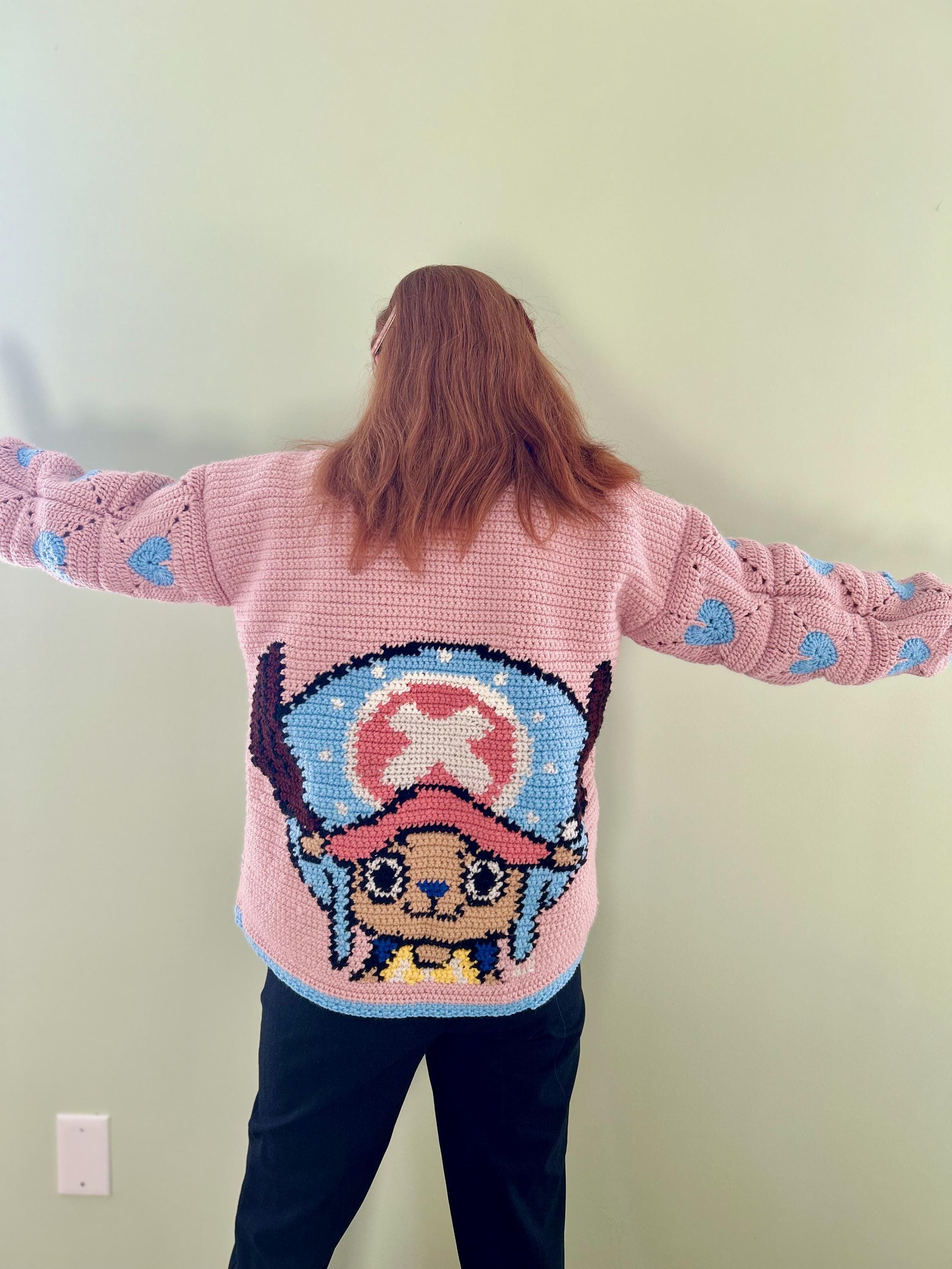 Chopper Crochet Sweater Pattern - Etsy