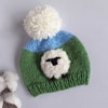 Name Tag ONLY Custom Wording Hand Embroidered Stitched Baby Hats Tags ...