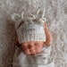 Name Tag-custom Wording Hand Embroidered Stitched Baby Hats Patch ...