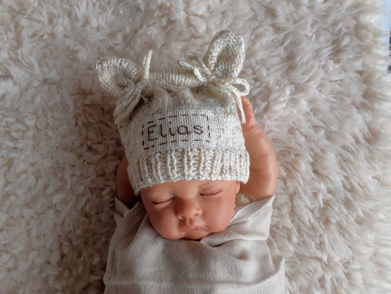 Name Tag ONLY Custom Wording Hand Embroidered Stitched Baby - Etsy