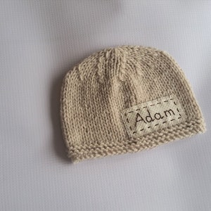 Personalized Newborn Hat Newborn Name Hatnewborn Monogram - Etsy