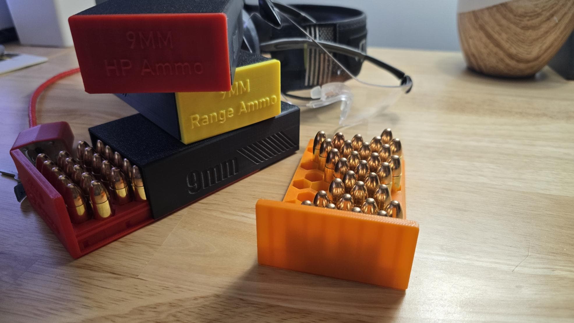 9MM Ammo Storage - Lightweight 50 Round Case - Personalize & Customize ...