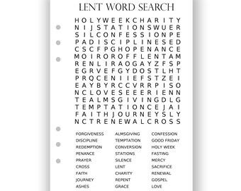 Old Testament Word Search, Easter Journaling Page, Christian Planner ...