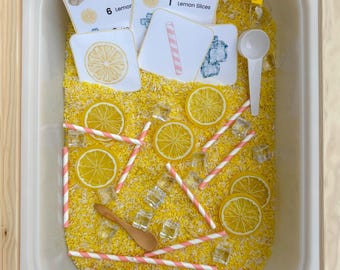 Lemonade Stand Sensory Bin - Digital Files - Etsy