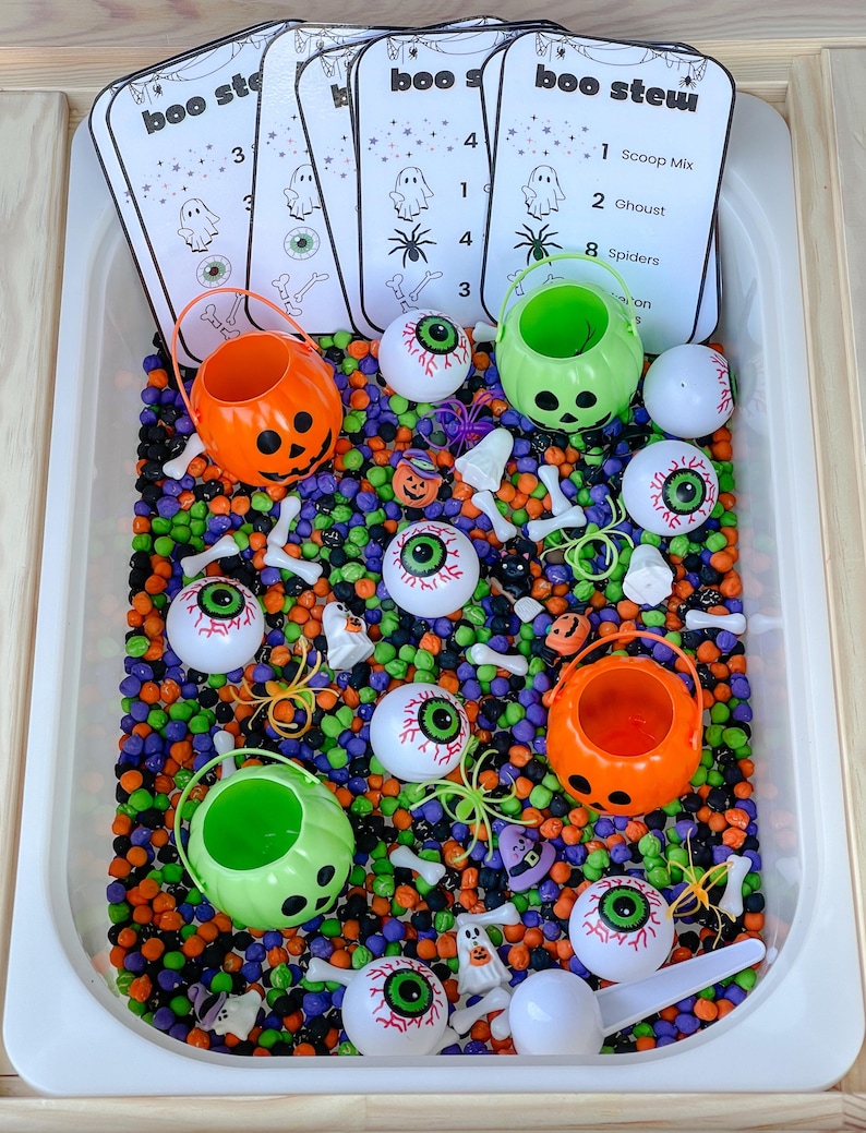 Trick or Treat Sensory Bin - Etsy