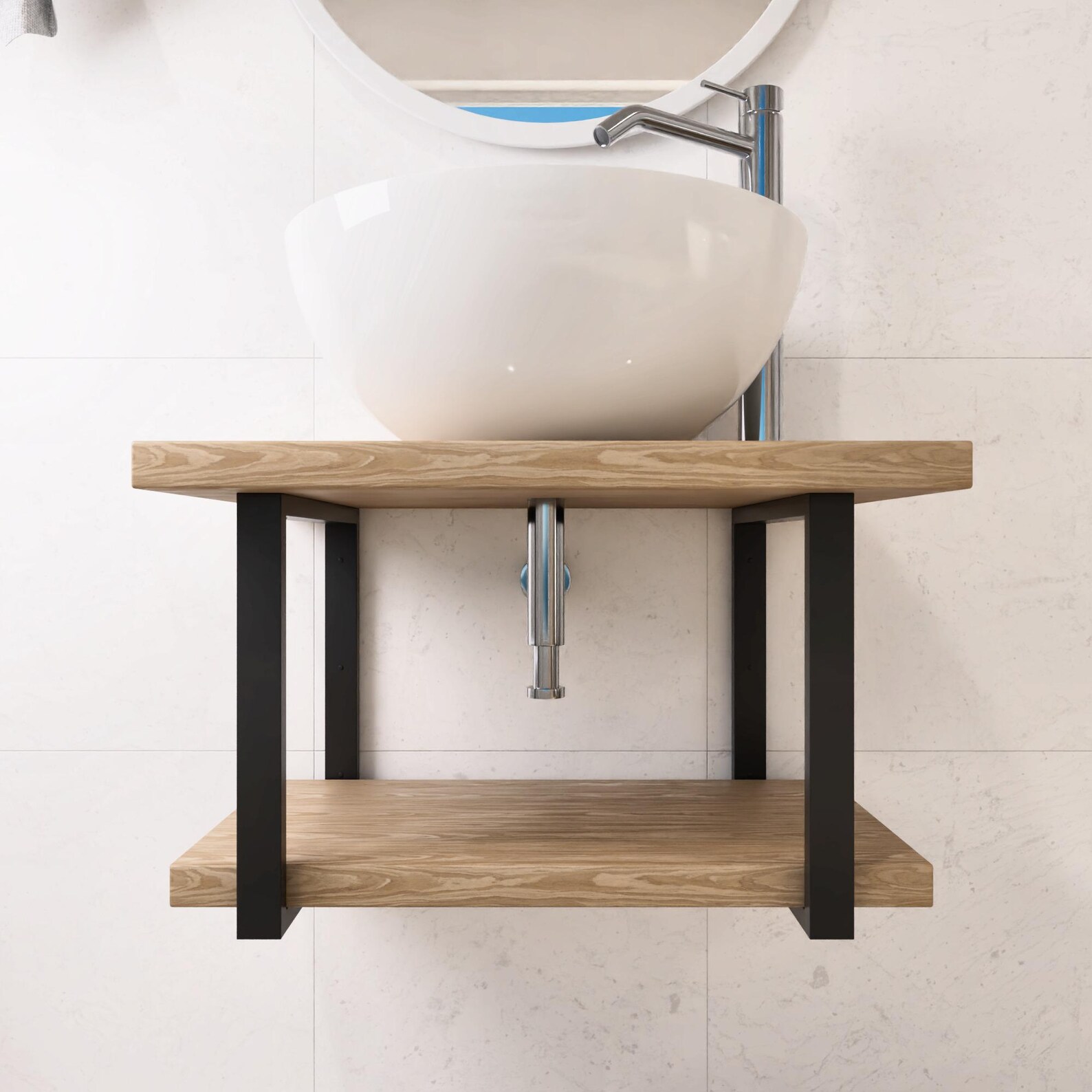 Washbasin Shelf Bracket, Vanity Support, Wall Mounted Sink Brackets ...