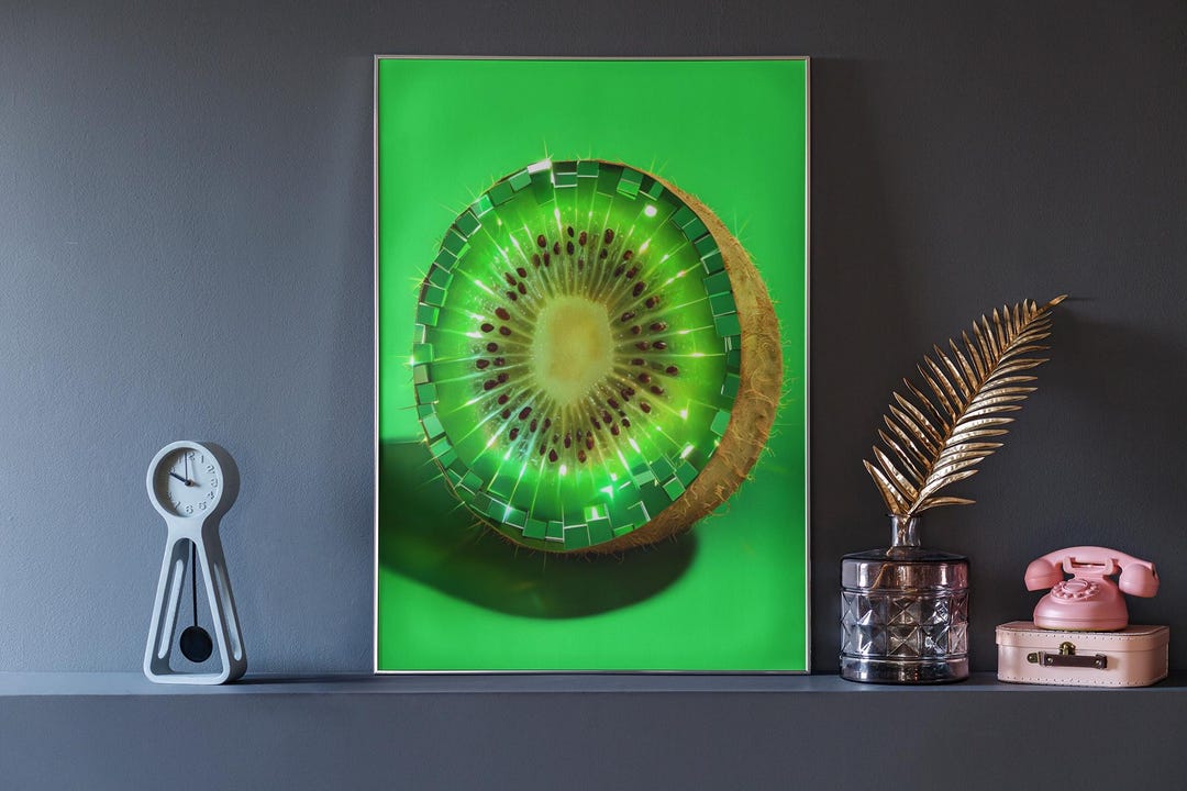 Disco Y2K Decor, Aesthetic Y2K Printable Kiwi Poster, Coquette Dopamine ...