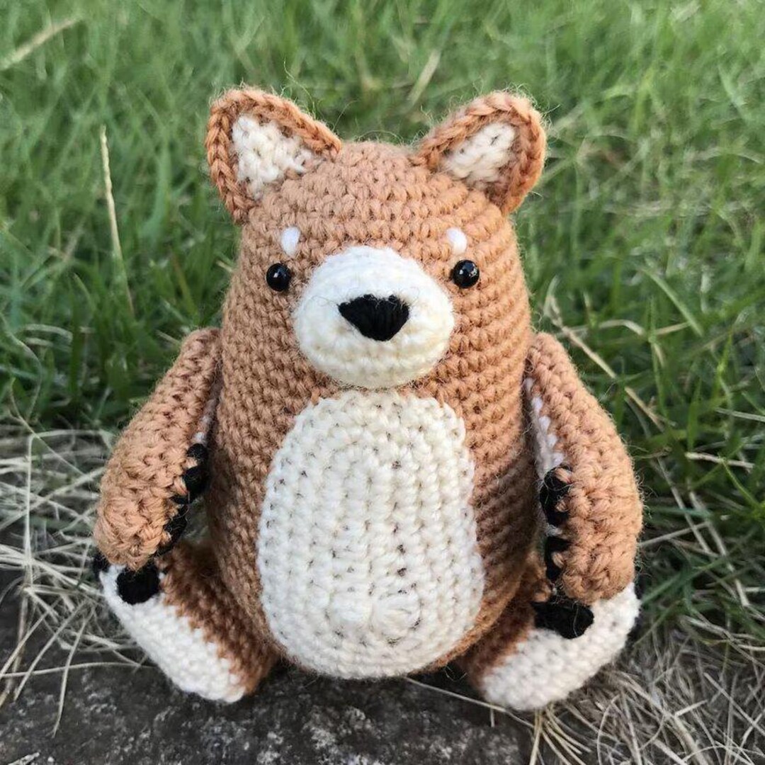No-sew Shiba Inu Crochet Pattern – Easy Amigurumi Dog PDF – Beginner ...