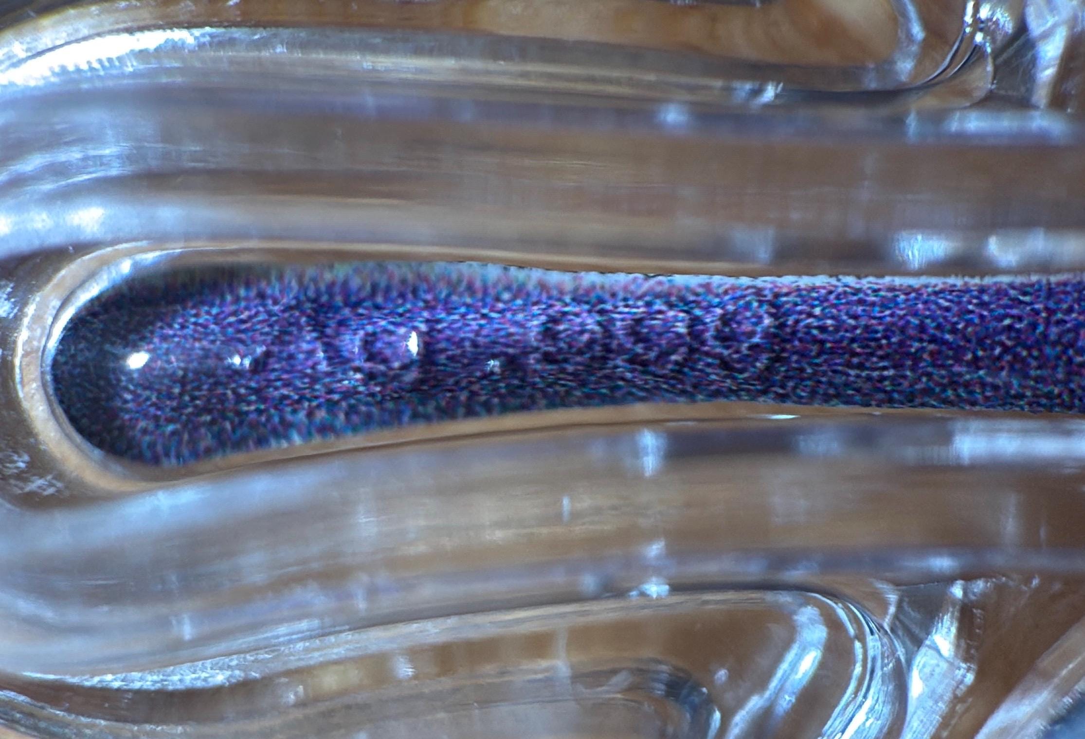 Pure Silver Maple Leaf Shaped Art Bar, Purple & Pink • 1.5g Fine (.999 ...