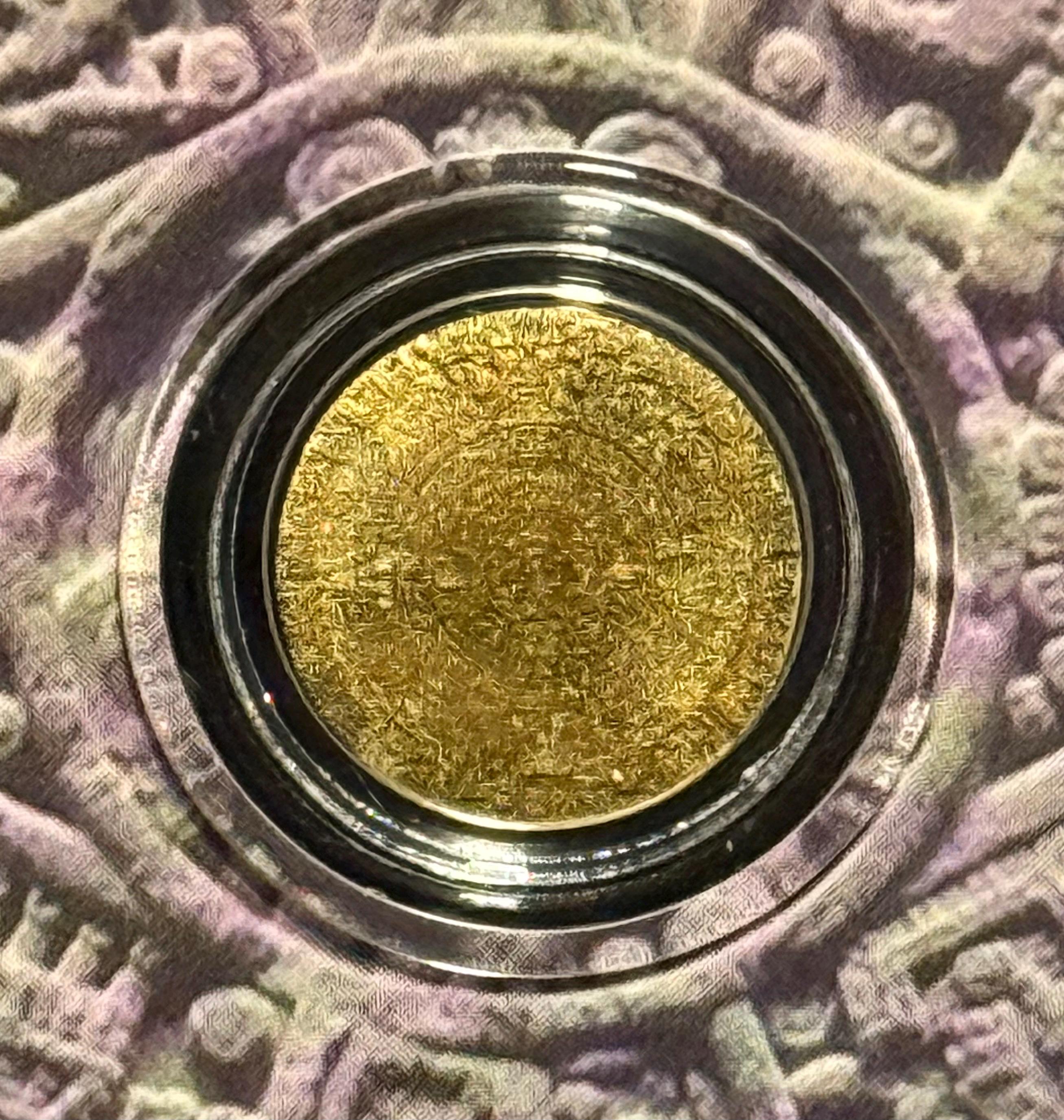 Aztec Calendar PURE GOLD COIN in Assay Card • 1/1000oz Fine Gold (.9999 ...