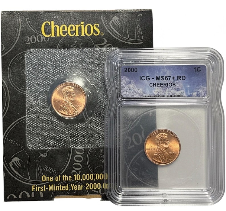 2000 P Cheerios Cent Lincoln Penny Set • Original Promotional Penny ...