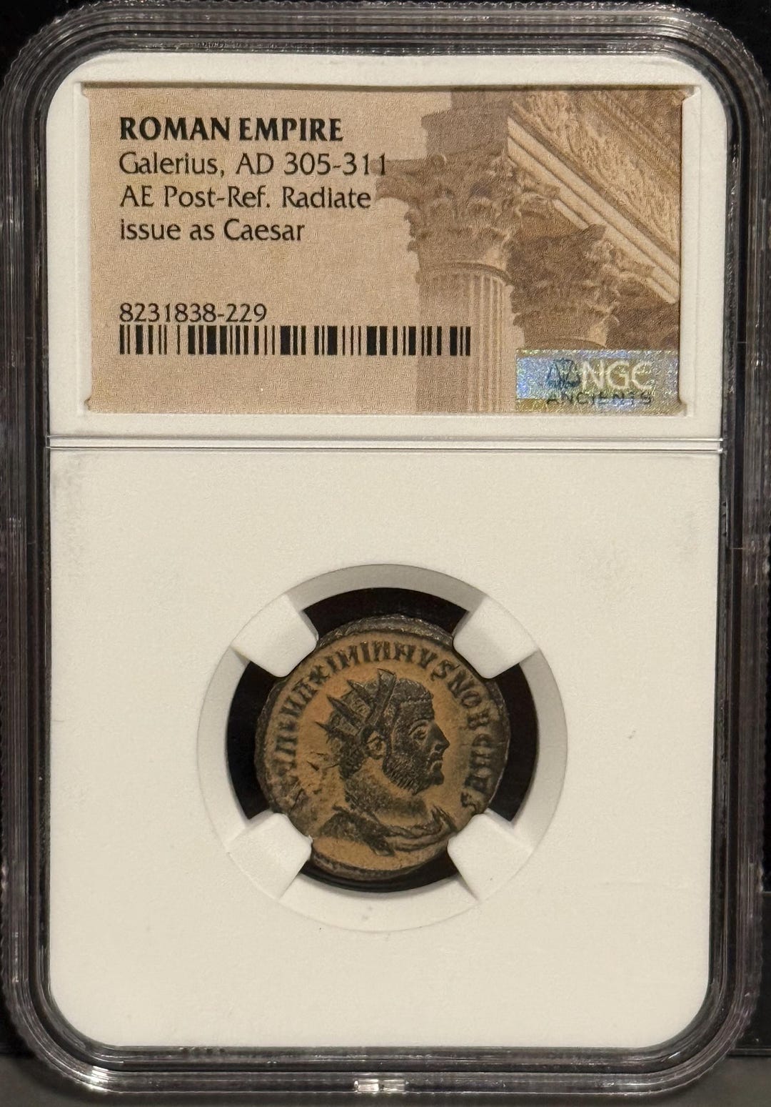 305-311 AD Ancient Roman Empire Imperial Coin • Emporer Galerius ...