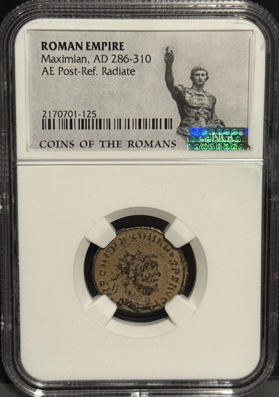 286-310 Roman Empire Ancient Coin • Emporer Maximian Radiate Crown ...