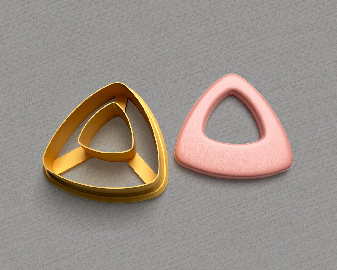 Triangle Donut Eccentric Shape Polymer Clay Cutters for Handmade ...